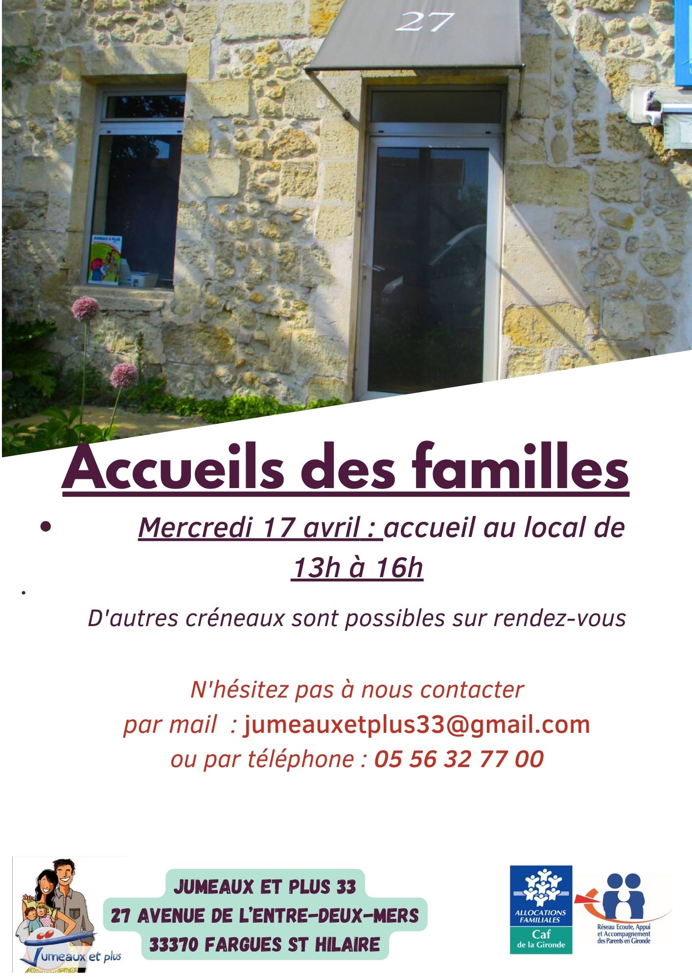 Accueil des familles | Jumeaux et Plus 33